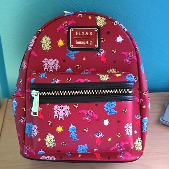 Loungefly | Bags | Loungefly Pixar Backpack Red | Poshmark
